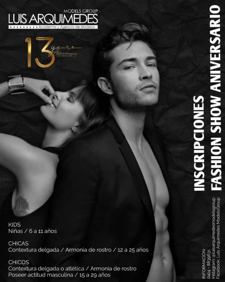 Academia de modelos Luis Arquímedes Models Group llega a sus 13 años ...