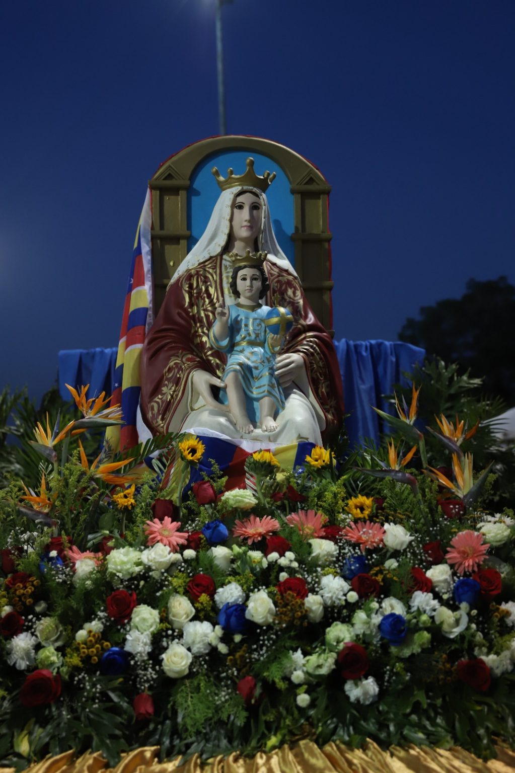 Imagen de la Virgen de Coromoto bañó de fe y esperanza a Jusepín1
